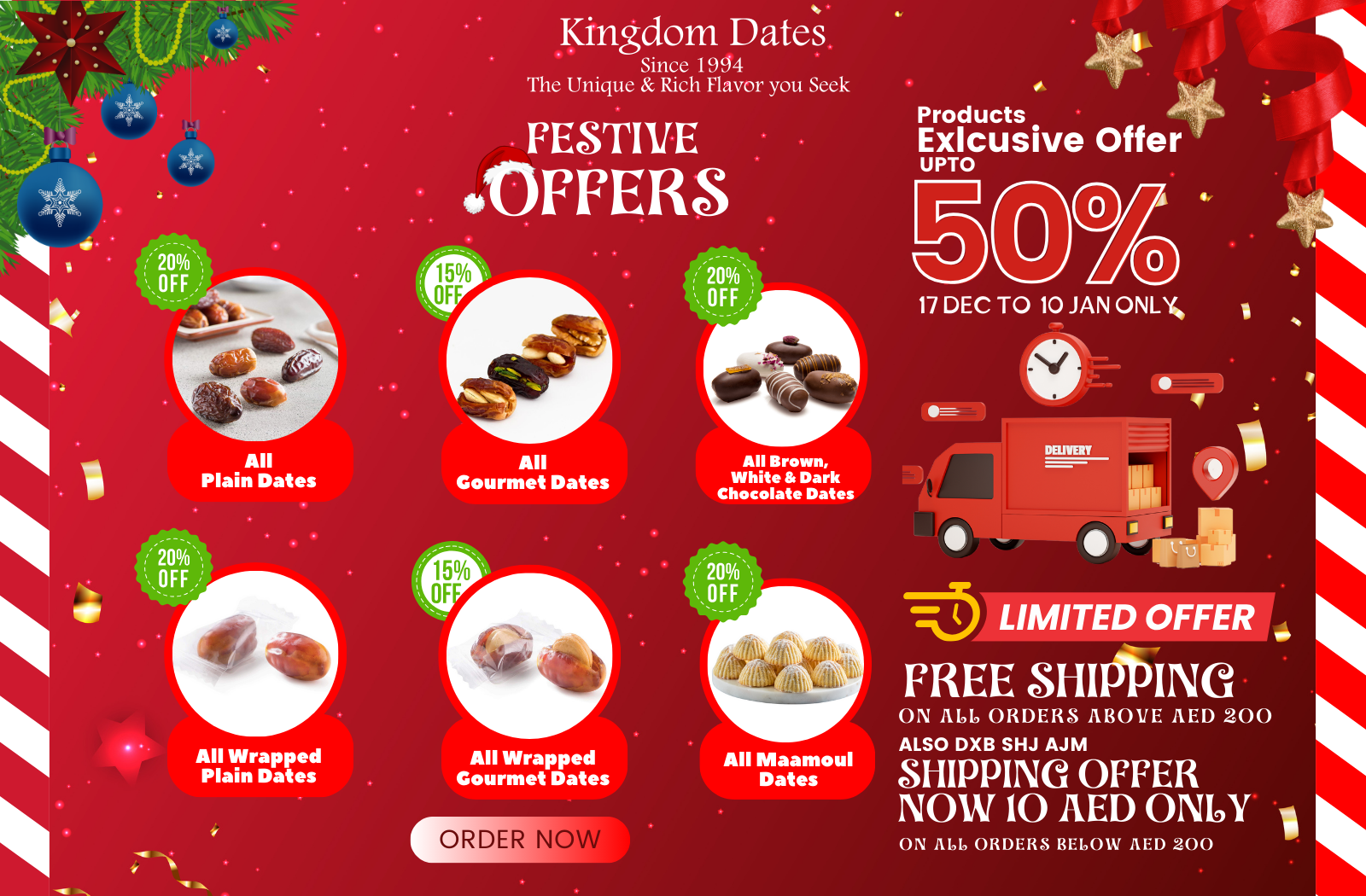 The Best Luxuries Dates Chosen For You | Kingdom Dates - Order Online ...